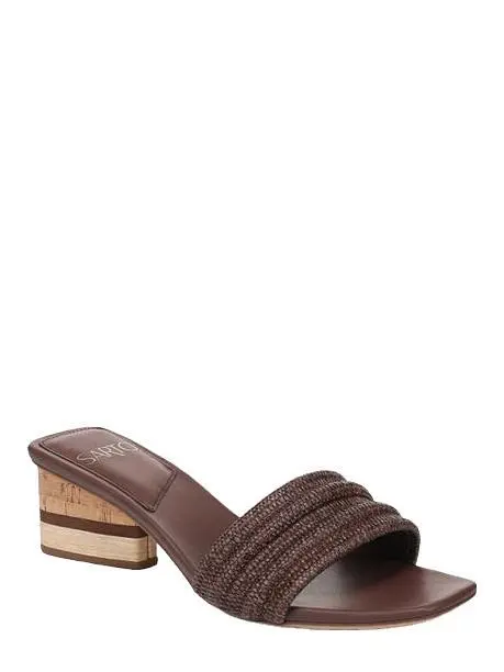 Franco Sarto Waverly Woven Slide Sandal - Coffee Bean