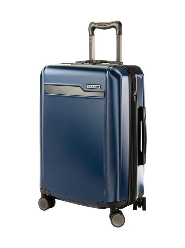 RICARDO BEVERLY HILLS Brentwood Hardside 21" Expandable Carry-on Luggage - Ocean Blue