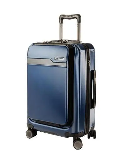 RICARDO BEVERLY HILLS 21" Expandable Carry-on Luggage - Ocean Blue