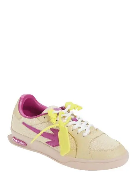 Off-White End Of Play Sneaker - Dark Sand - Magenta