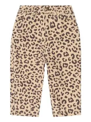 HUXBABY Leopard Print Denim Jeans - Animal