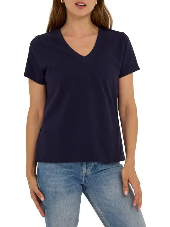 THREADS 4 THOUGHT Organic Cotton V-neck T-shirt - Stargazer