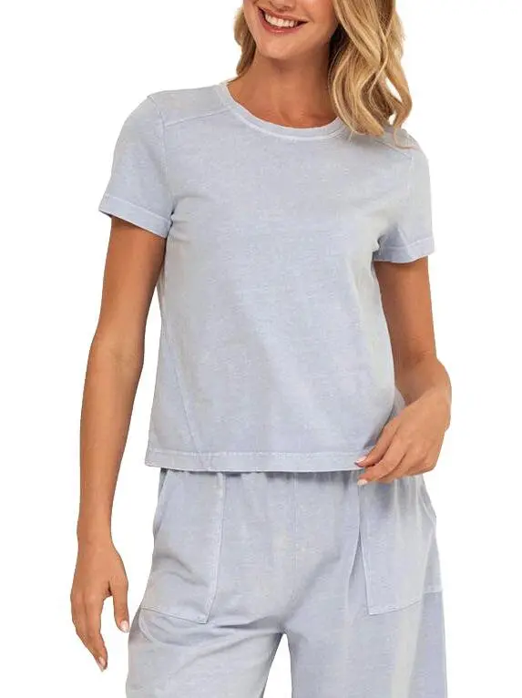 THREADS 4 THOUGHT Roselie Mineral Wash T-shirt - High Tide