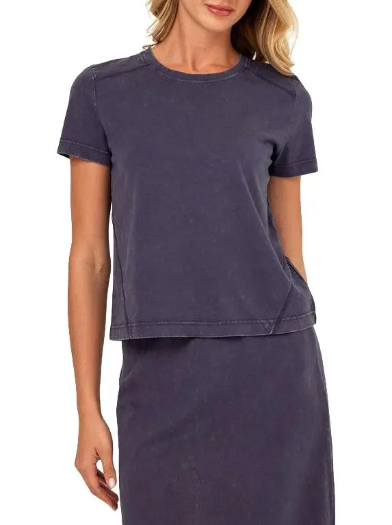 THREADS 4 THOUGHT Roselie Mineral Wash T-shirt - Stargazer