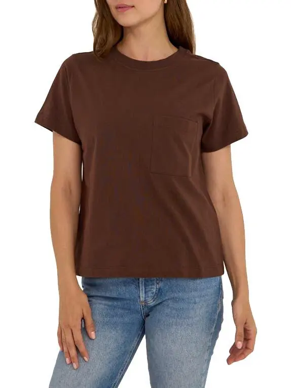 THREADS 4 THOUGHT Organic Cotton Crewneck T-shirt - Coffee