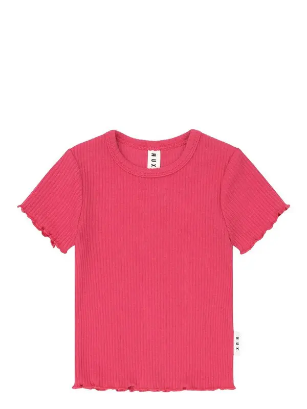 HUXBABY Ribbed Tee - Cherry