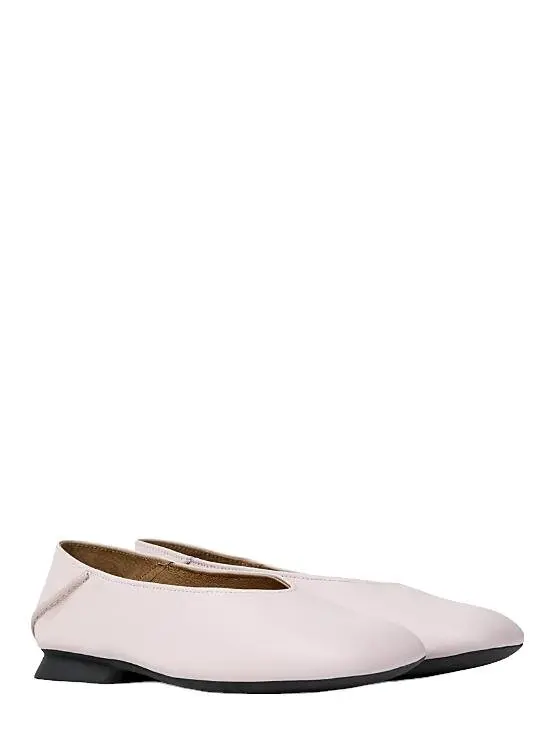 Camper Casi Myra Leather Ballerinas - Light Pink