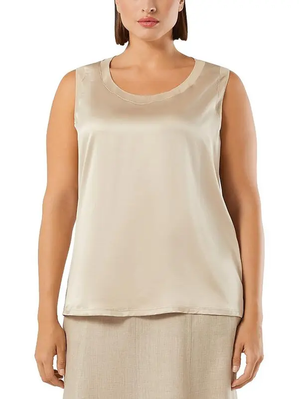 Marina Rinaldi Mrsdonnola Sleeveless Top - Sand