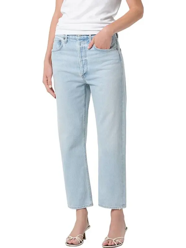 AGOLDE 90s Mid-rise Cropped Jeans - Distractio