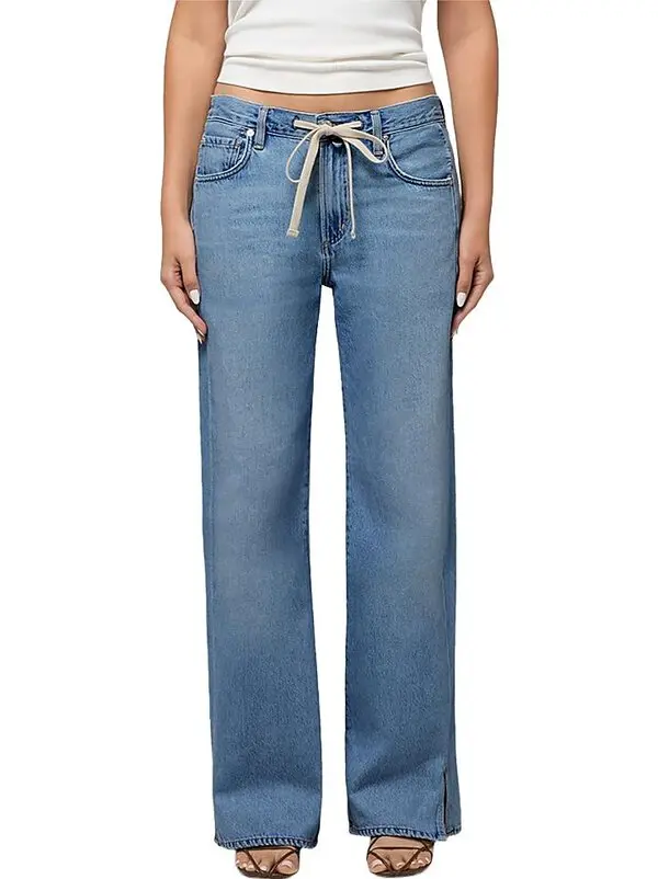Citizens Of Humanity Track High-rise Wide-leg Jeans - Solstice