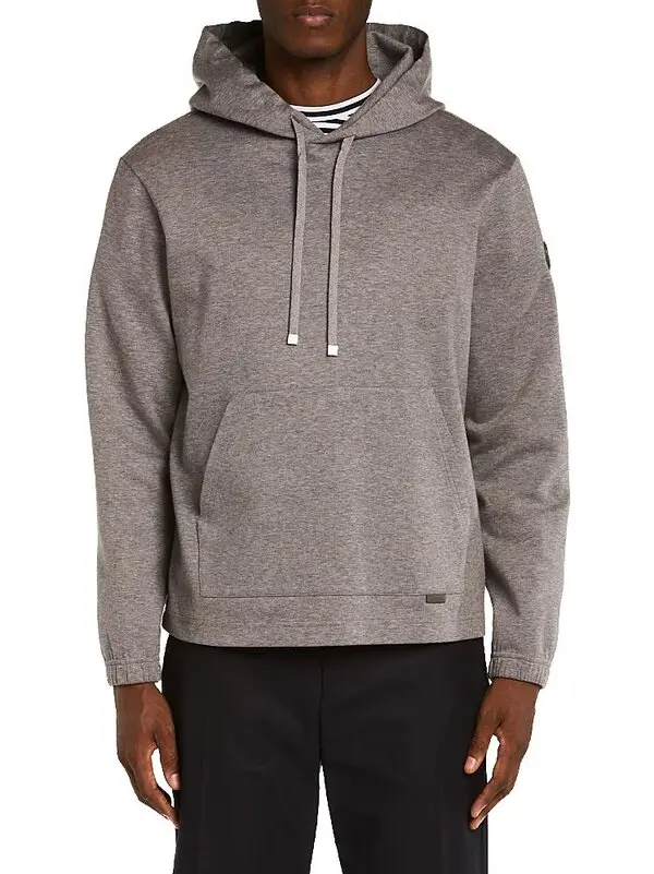 Moncler Drawstring Hoodie - Grey