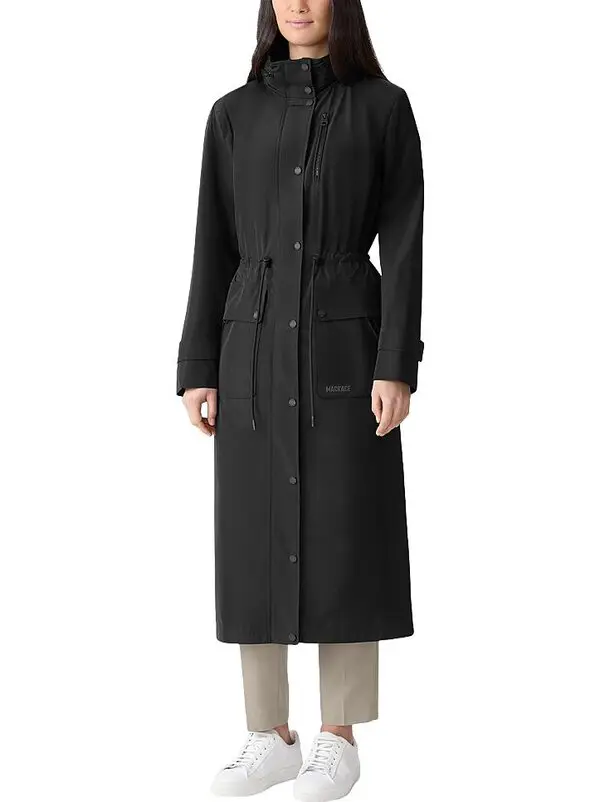 Mackage Magdelena Maxi Rain Jacket - Black