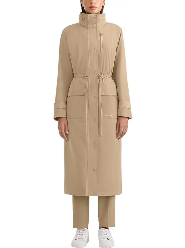 Mackage Magdelena Maxi Rain Jacket - Light Camel