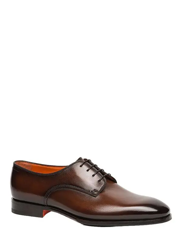 Santoni Lace-up Oxford - Dark Brown