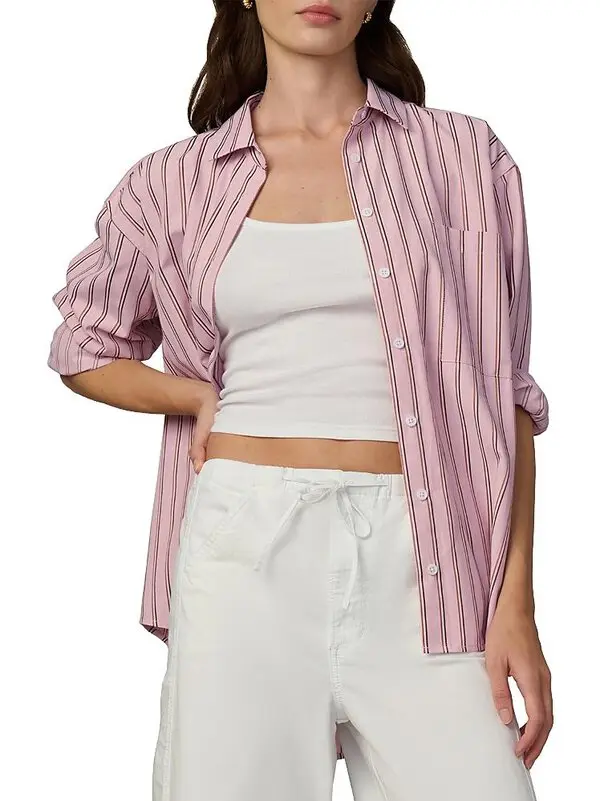 Joe's Jeans The Boyfriend Button Down Shirt - Blush Pink
