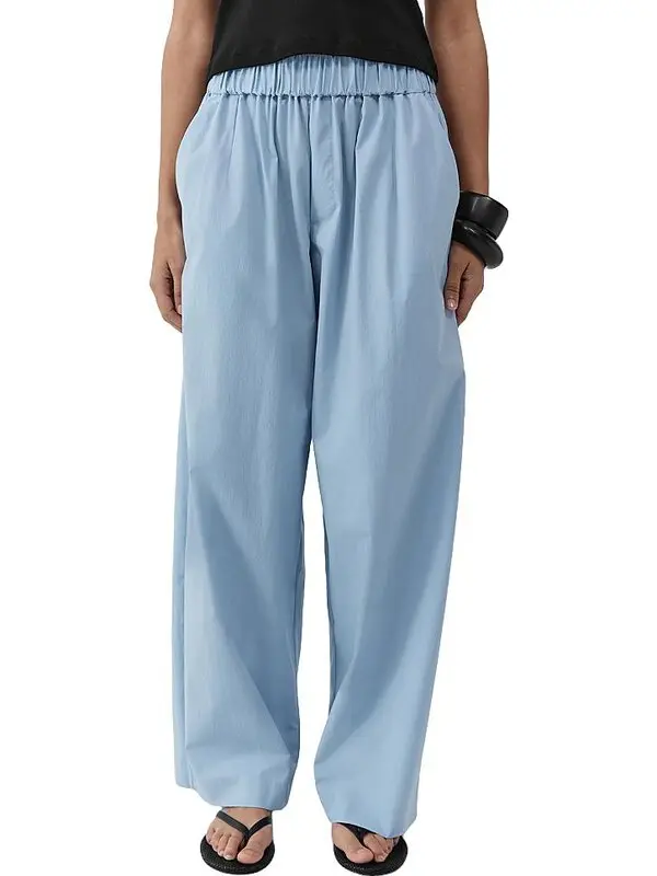 ST. AGNI Everyday Relaxed Pants - Sky