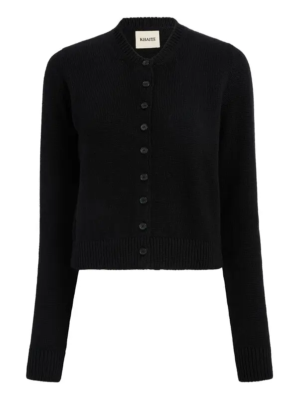 Khaite Everheart Cardigan - Black