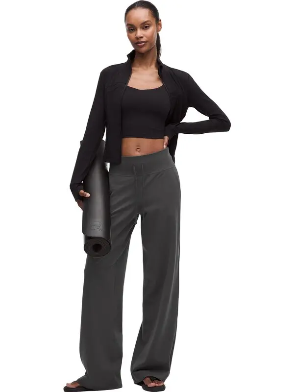 Lululemon Groove High-rise Wide-leg Pant - Graphite Grey