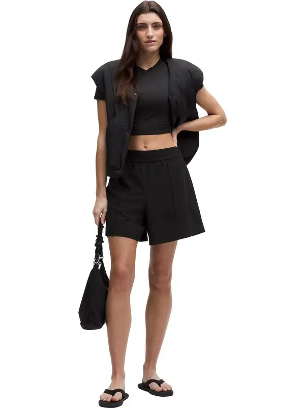 Lululemon Breezily Mid-rise Short 6 - Black