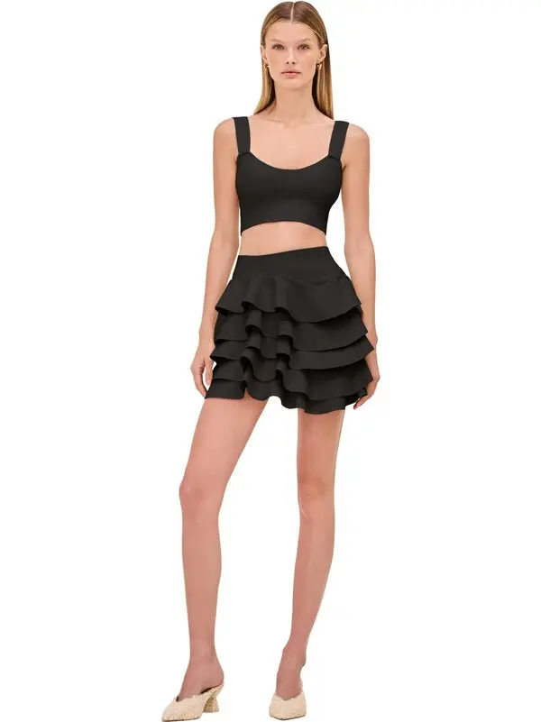 Alexis Arli Mini Skirt - Black