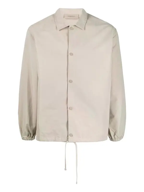 Fear Of God Graphic-print Shirt Jacket - Neutrals