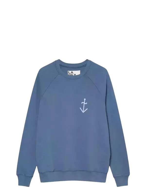 LA PAZ Graphic Print Sweatshirt - Blue