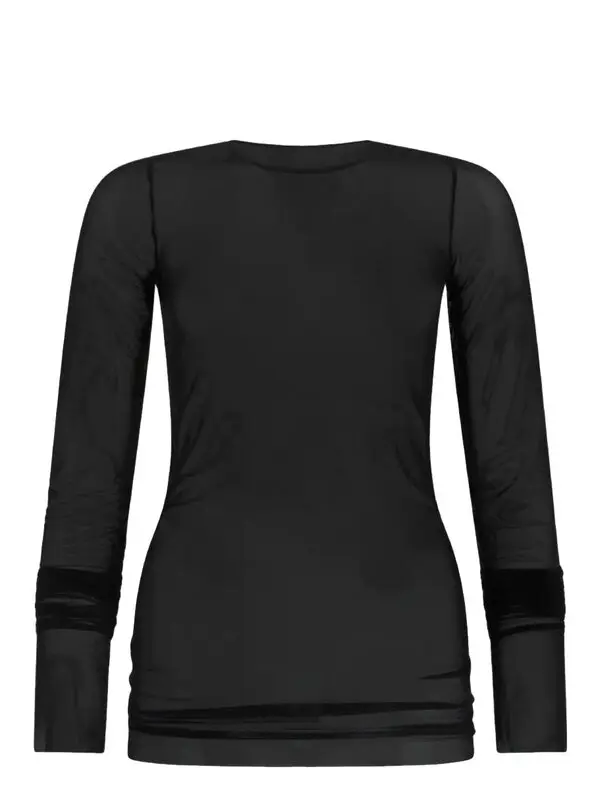 Rick Owens Long-sleeved T-shirt - Black