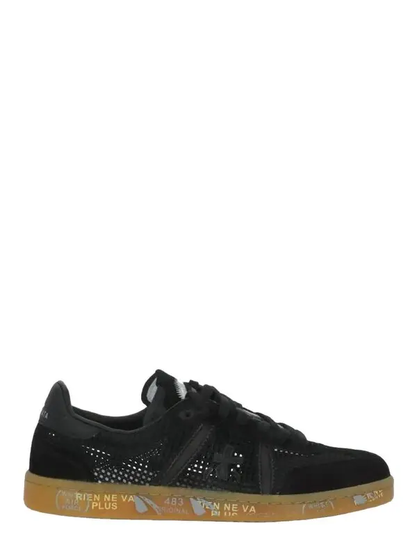Premiata Bonnied 8201 Perforated Sneakers - Black