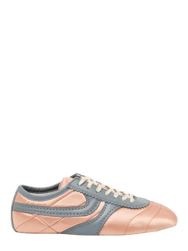 Dries Van Noten Satin Sneakers - Blush