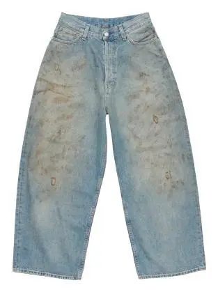 Acne Studios Wide-leg High-waisted Jeans - Blue