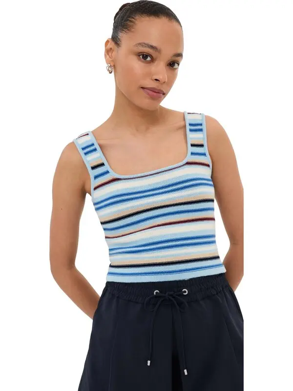 LE BOP Jensen Tank - Sky Multi Stripe
