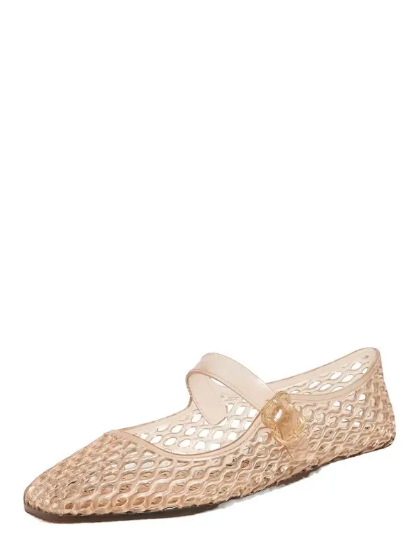 Sam Edelman Michaela Jelly Flats - Transparent Brown
