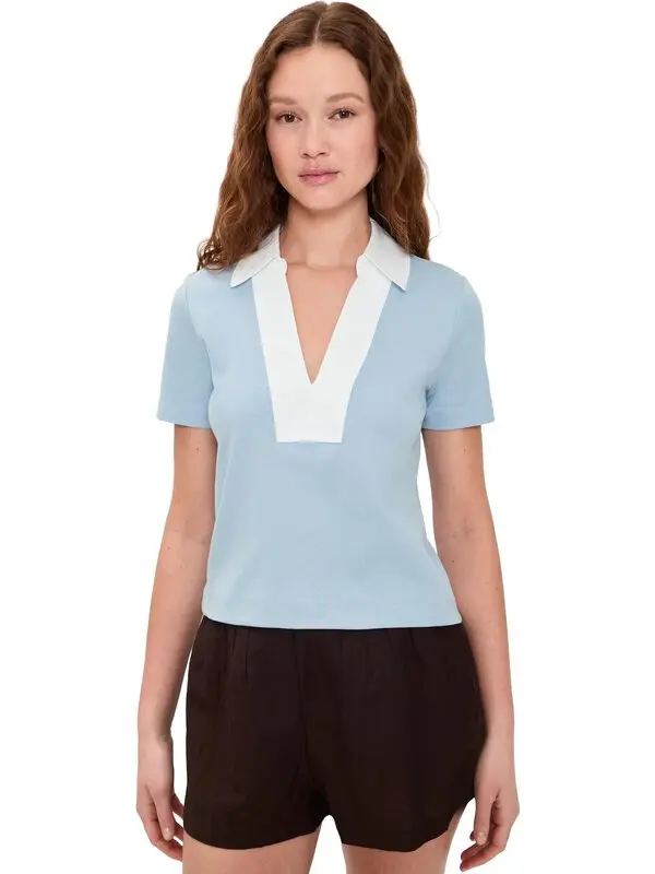 Tanya Taylor Melanie Top - Powder Blue