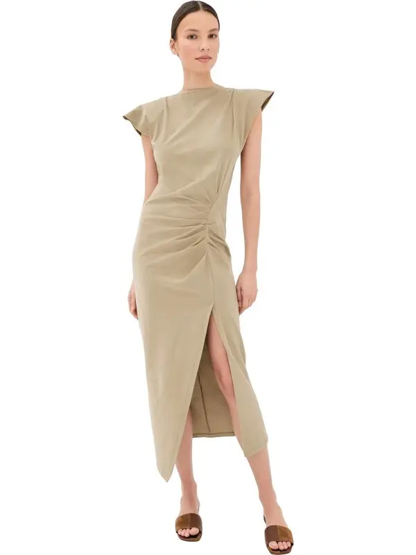Isabel Marant Nadela Midi Dress - Light Bronze