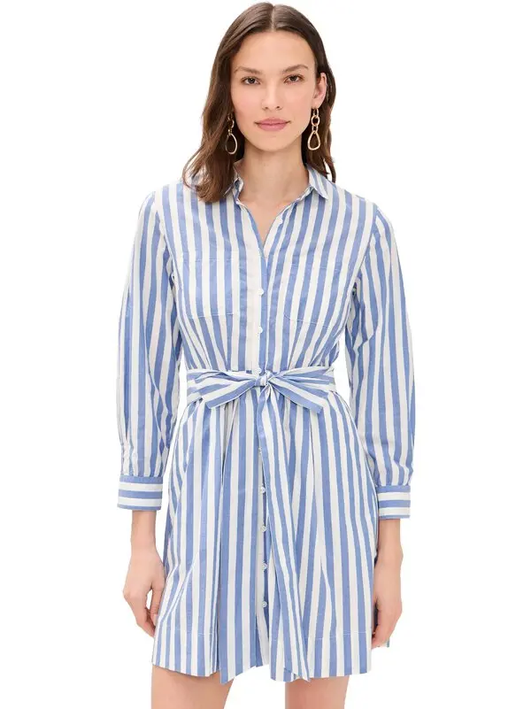 Birds Of Paradis Luli Stripe Dress - Volpi Lines