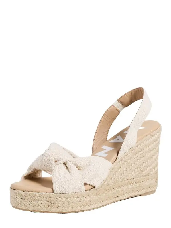 Manebí Wedge Knot Espadrille - Natural