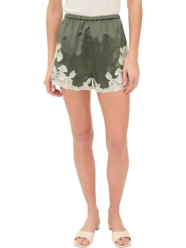 BY MALENE BIRGER Eri Shorts - Deep Lichen Green