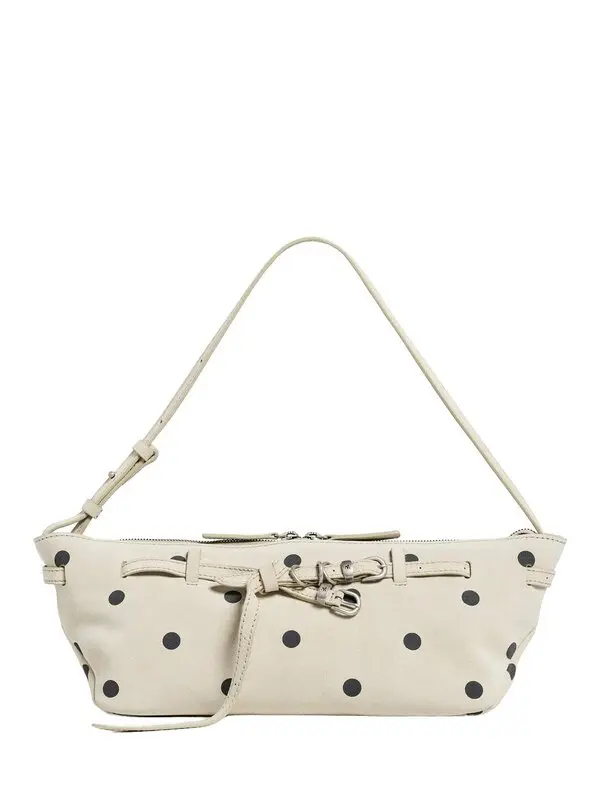 MARGESHERWOOD Suede Sling Shoulder Bag - Blond Wood Printed Suede