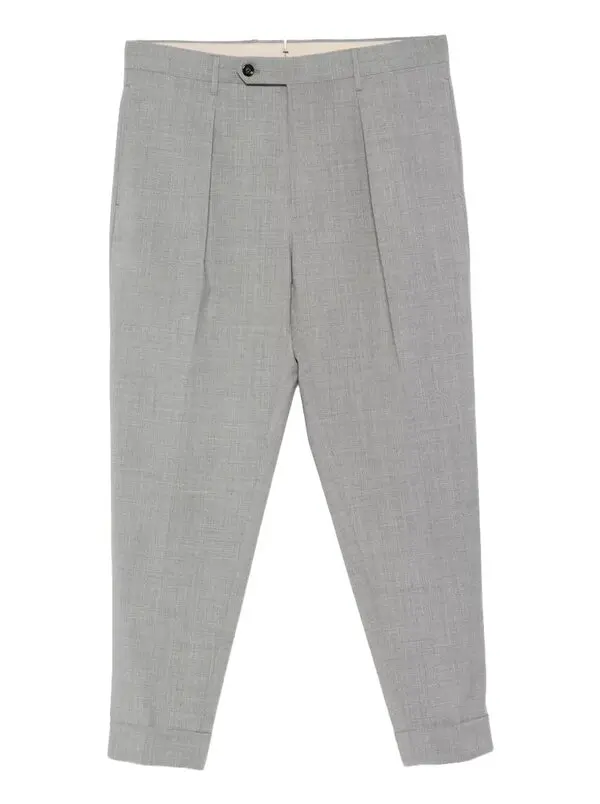 BERWICH Chiaia Pleated Trousers - Grey
