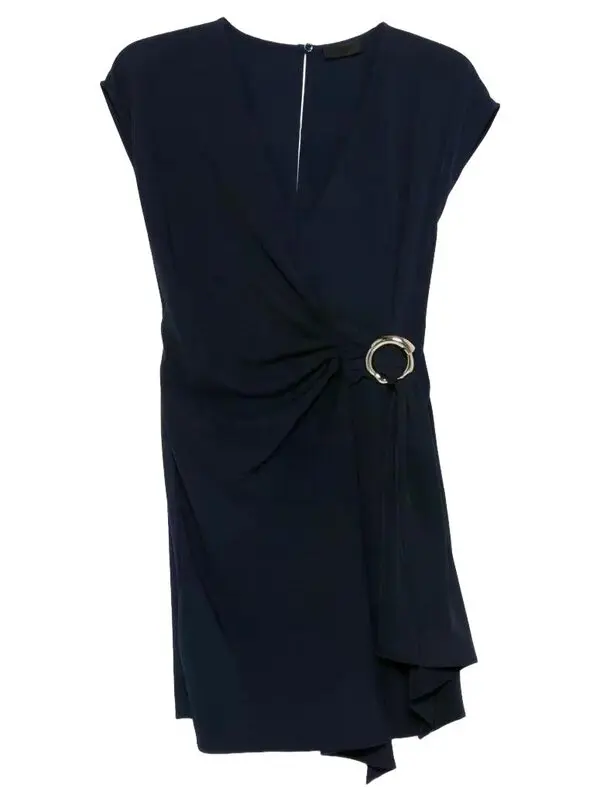 Liu Jo Short Dress With Embellished Detailing - Blue