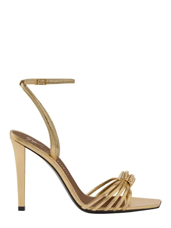 GIUSEPPE ZANOTTI Sunset Glow 105 Heeled Sandals - Gold