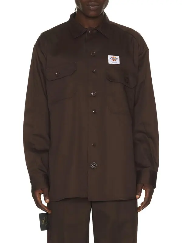 Undercover X Dickies Button Down Shirt - Brown