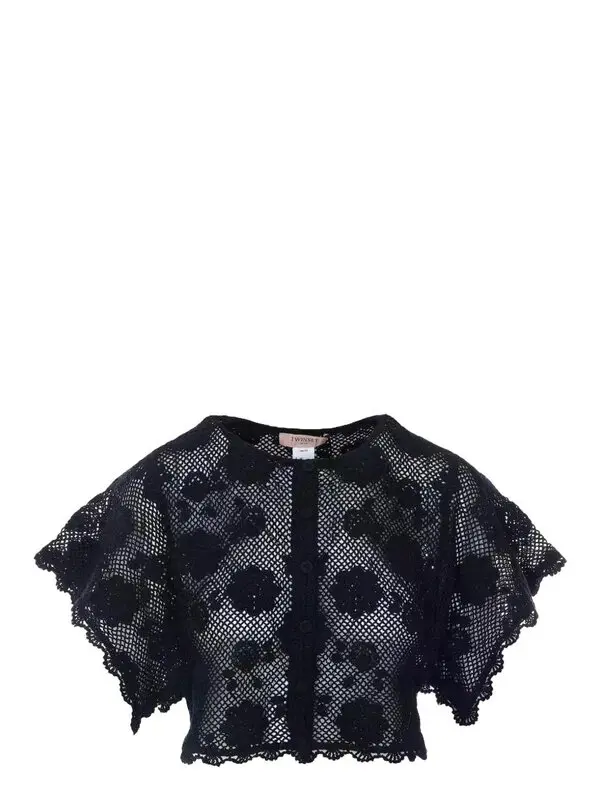 TWINSET Button Jacket - Black
