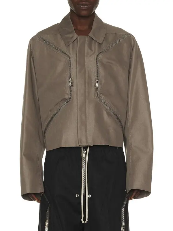 Rick Owens Heizer Mac Jacket - Dust