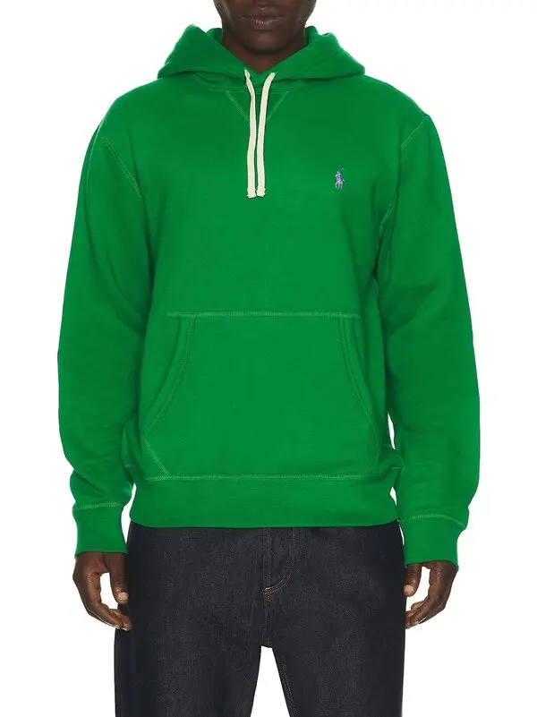 Polo Ralph Lauren Rl Fleece Pullover Hoodie - Cruise Green