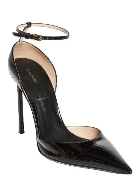TOM FORD Vertigo Ankle Strap D'orsay Pumps - Naa Black