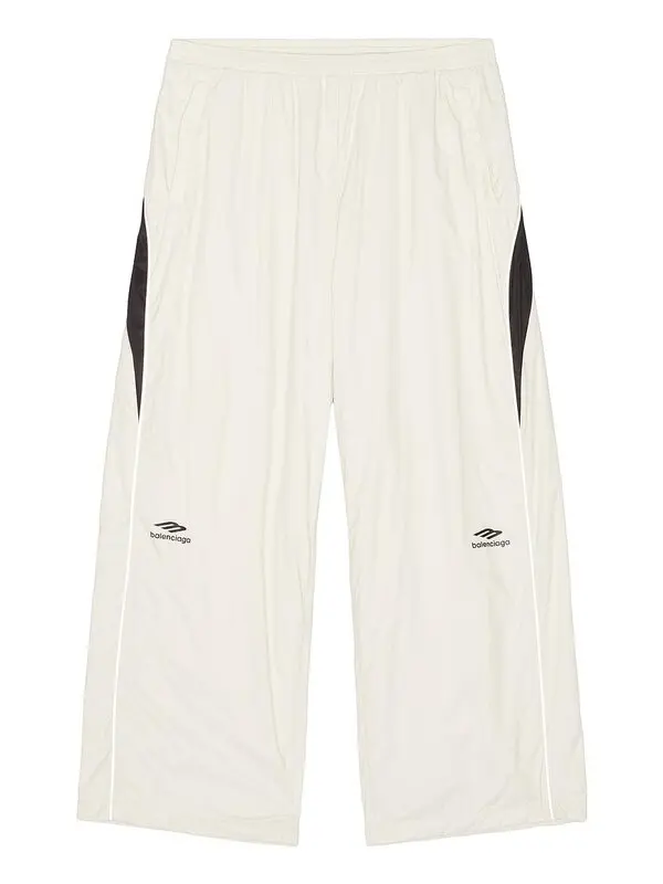Balenciaga Ski Tracksuit Pants In White - Chalky White