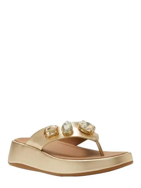 Fitflop F-mode Ultra-jewel Tp Sandal - Platino