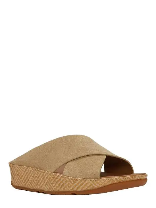 Fitflop Lulu Lux Graphic-weave Sandal - Cappuccino