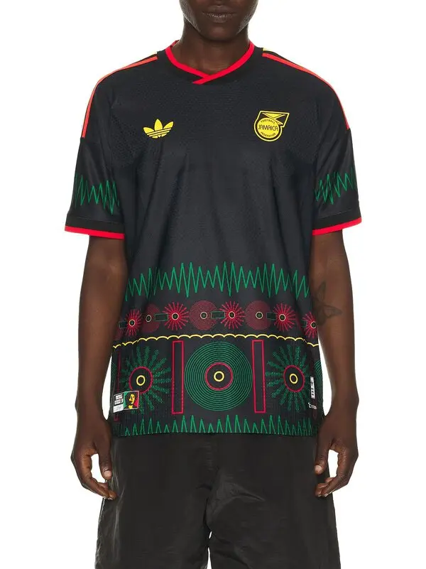 ADIDAS ORIGINALS Jff Jamaica 26 Away World Cup Jersey - Black